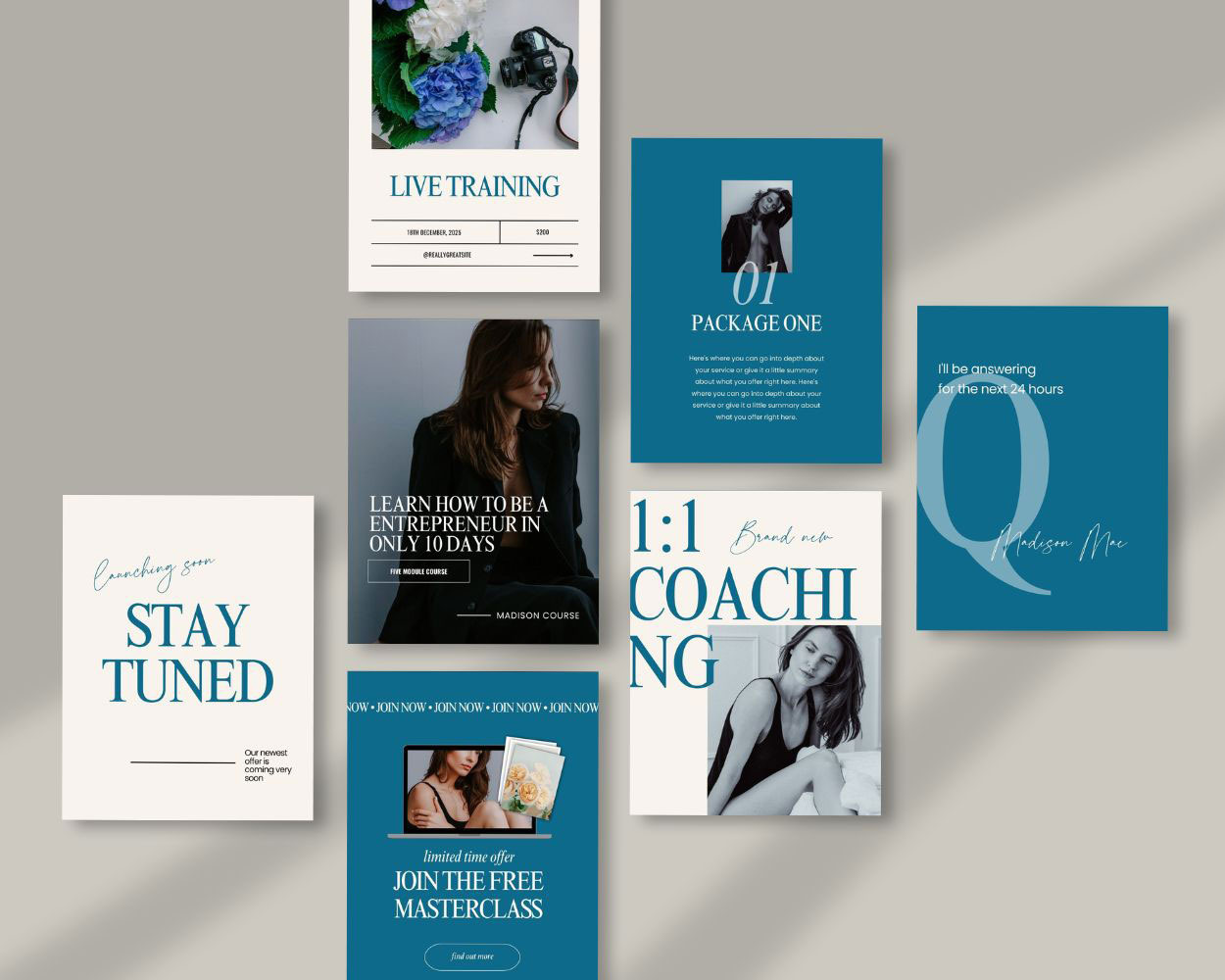 Instagram posts Coach Course Creator, a Social Media Template by ...