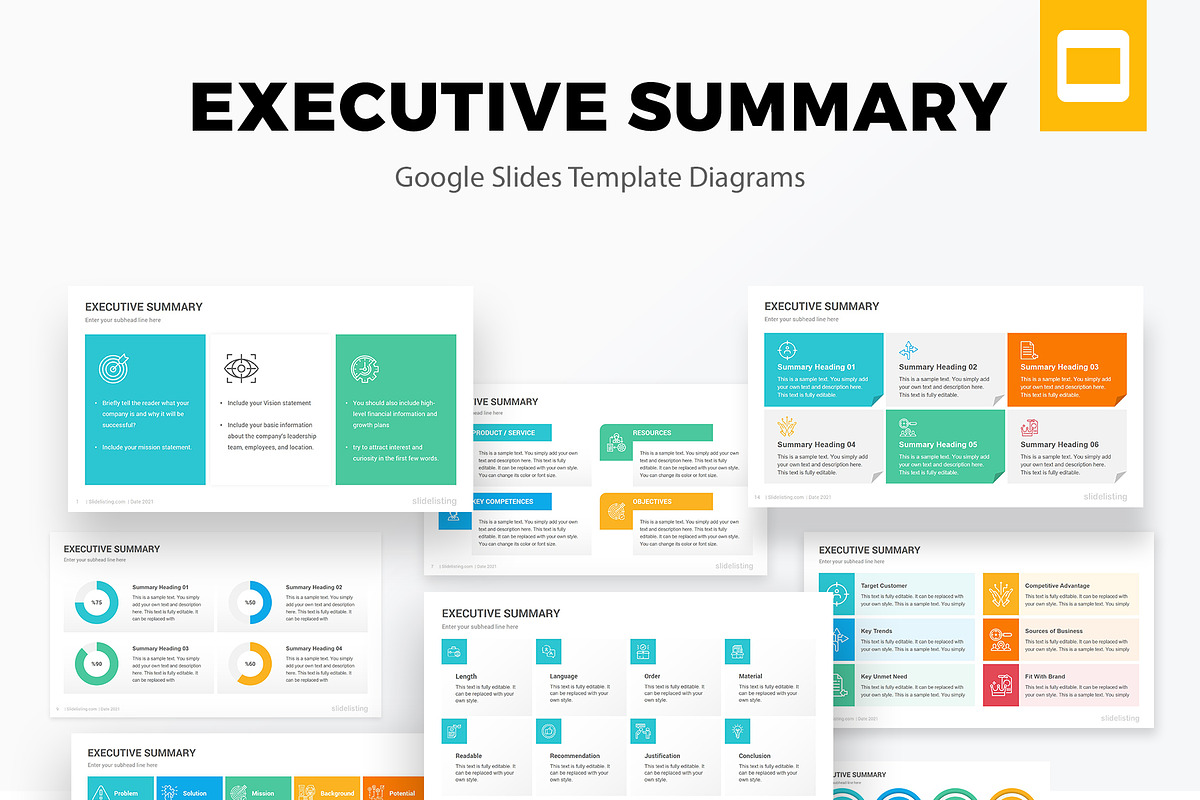 Executive Summary Google Slides