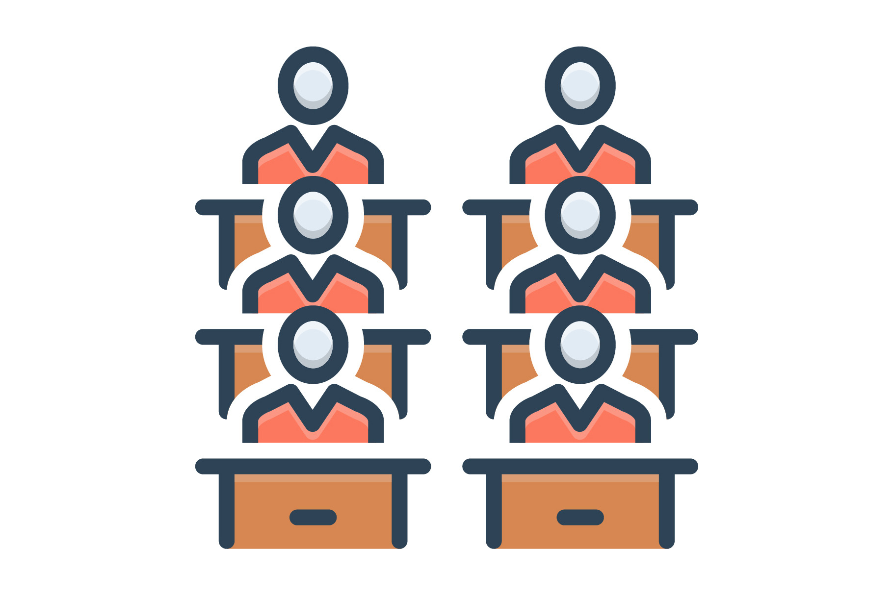 Class classroom icon, an Icon by Creative priyanka