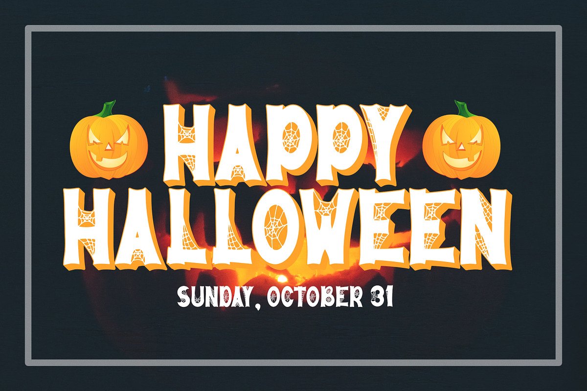 Ghostown - Halloween Display Font, a Handwritten Font by Imoodev