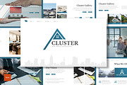 Cluster - Powerpoint Template, a Presentation Template by inspirasign