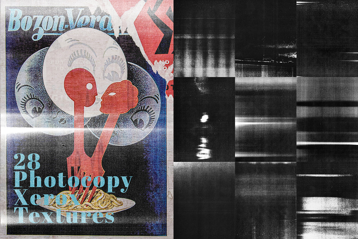 28 Scanned Photocopy Xerox Texture, an Object Graphic by smishura