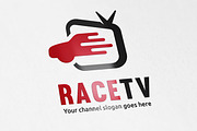 Race Television Logo, a Branding & Logo Template by WheelieMonkey ...