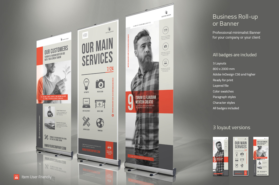 Business Roll-Up Vol. 5, a Flyer Template by TypoEdition