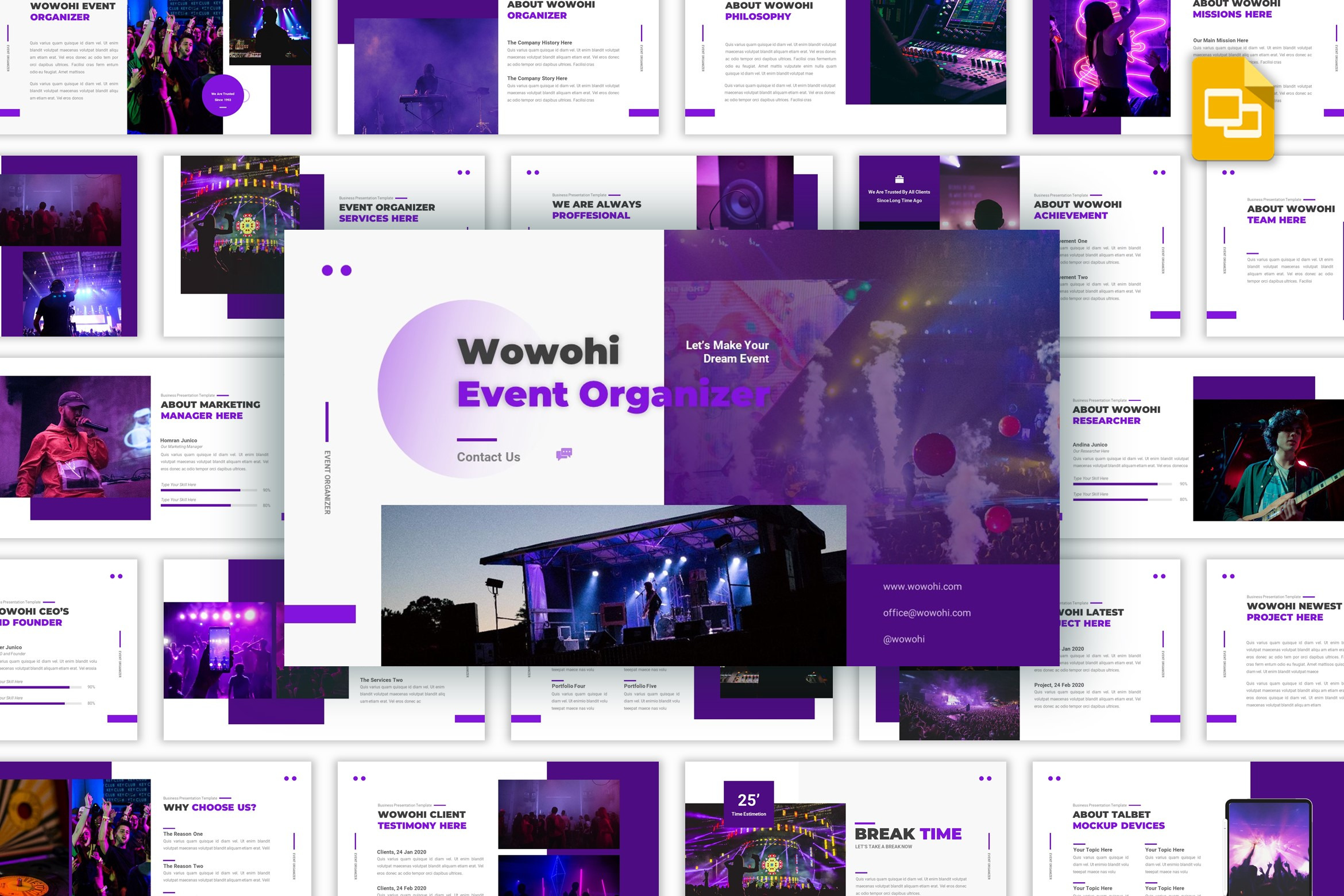 Wowohi Google Slides Template, a Presentation Template by PuriCreative