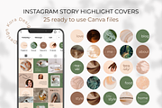 Boho Instagram Highlight Covers, a Social Media Template by DesignKora