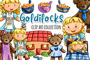 Goldilocks Clip Art Collection, an Illustration by Keepin' It Kawaii