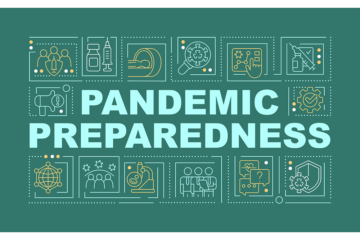 Pandemic preparedness banner, an Outline Icon by bsd studio | Creative ...