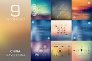 9 China infographics | Presentation Templates ~ Creative Market