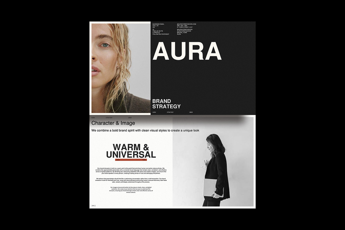 Brand Strategy Presentation | AURA, a Presentation Template by ...