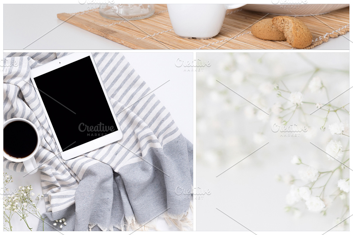 Instagram Tiles Bundle #1, a Social Media Template by Kate Roubin