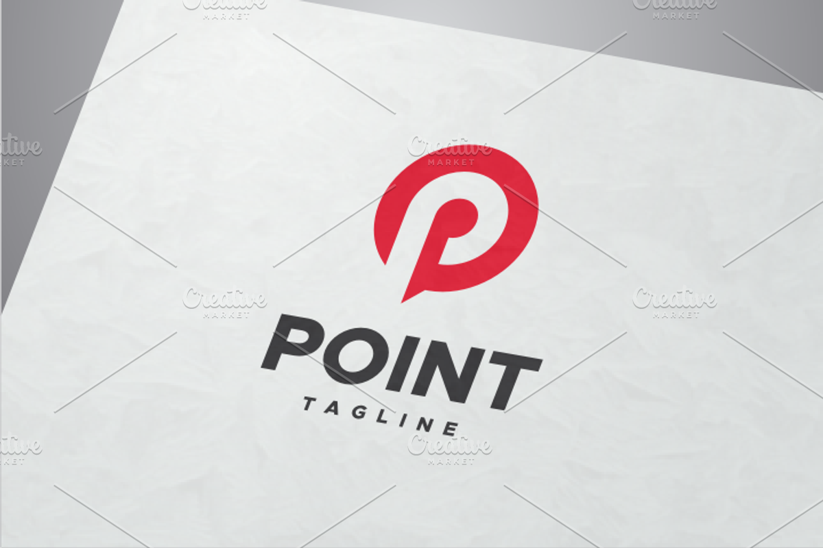 Point - Letter P Logo, a Branding & Logo Template by yopie