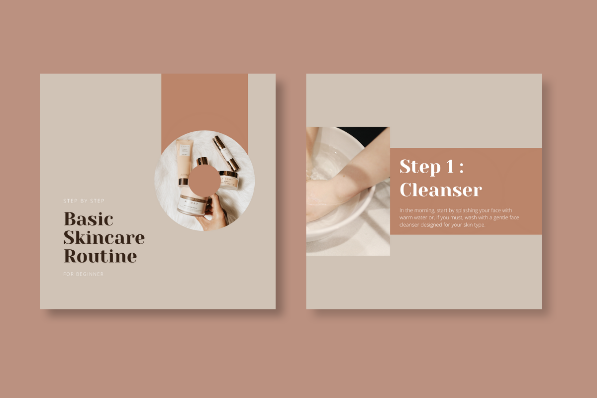 Skincare Canva Template