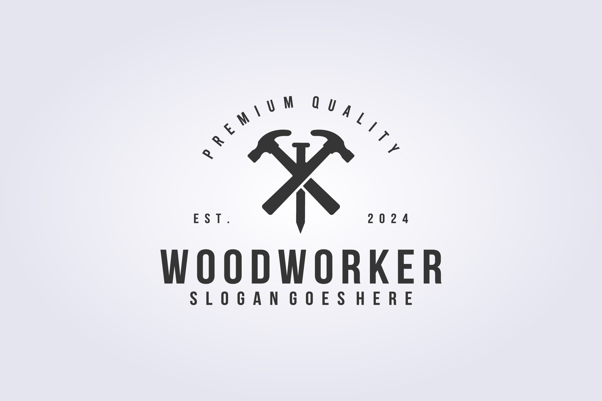woodworker tools symbol icon logo, a Branding & Logo Template by Lodzrov