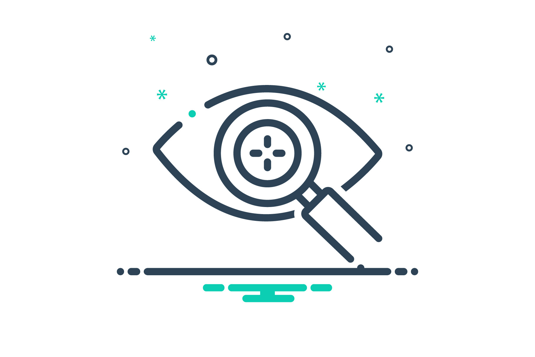 Eye detect icon, an Icon by Creative priyanka