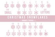 Christmas Snowflakes Dingbats Font