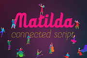 MaTilda, a Script Font by Etewut