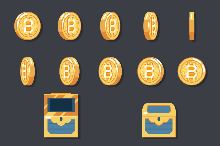 Rotation Animation Coin, an Icon by Meiluns shop