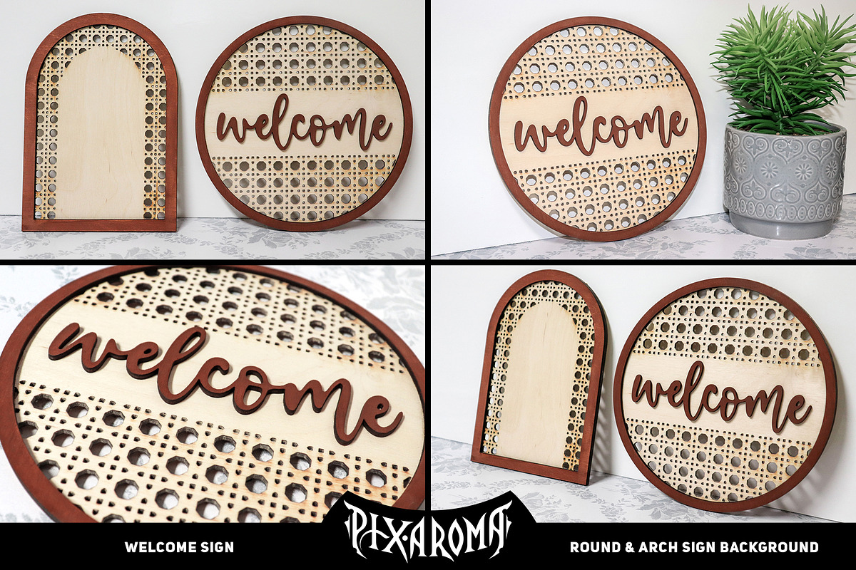 Rattan Pattern Bundle - Cut Files, an Illustration by pixaroma ...