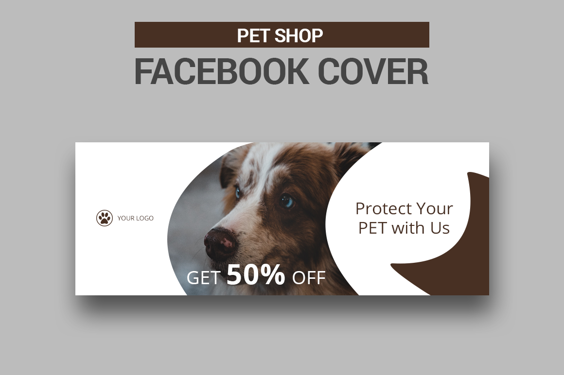 Pet Shop Facebook Cover, a Social Media Template by UNIK Agency