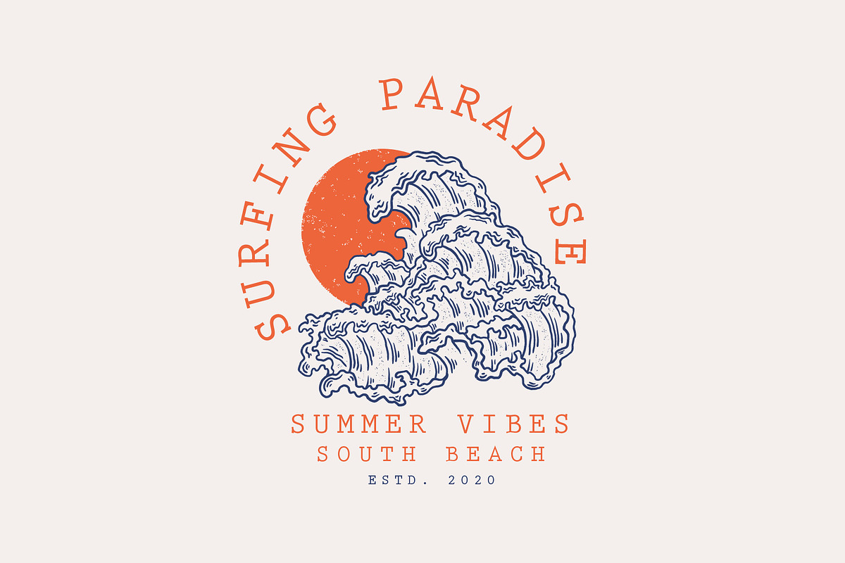 Vintage Outdoor Line Art Badge, an Object Graphic by Sandewo