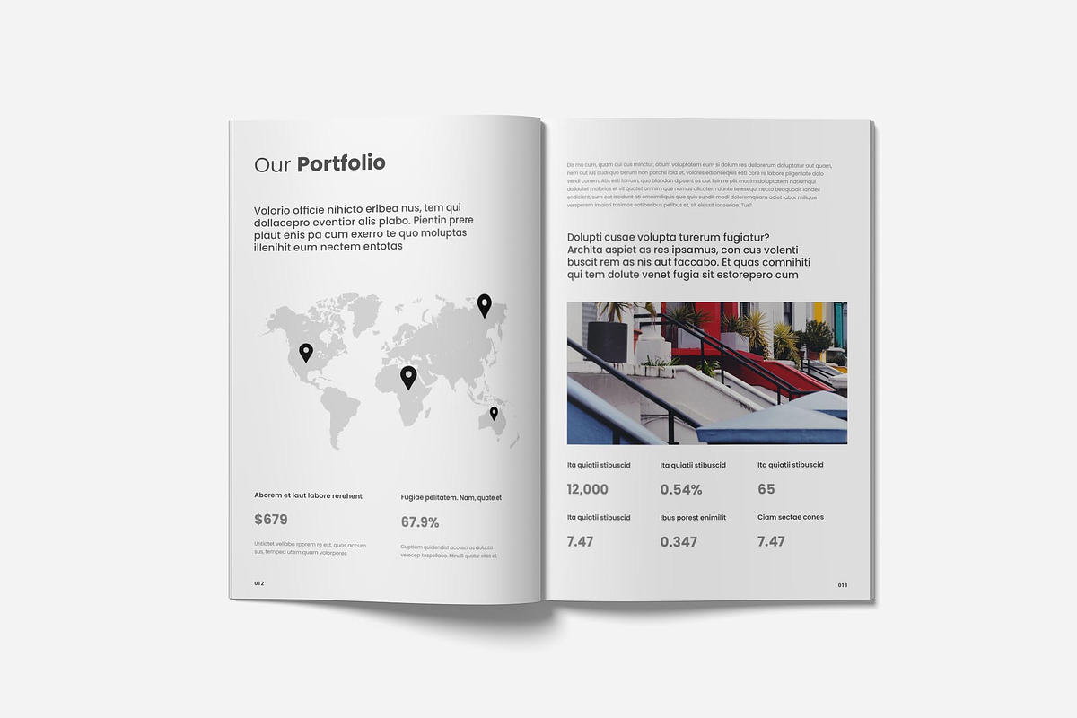 Real Estate Company Profile | Creative Market