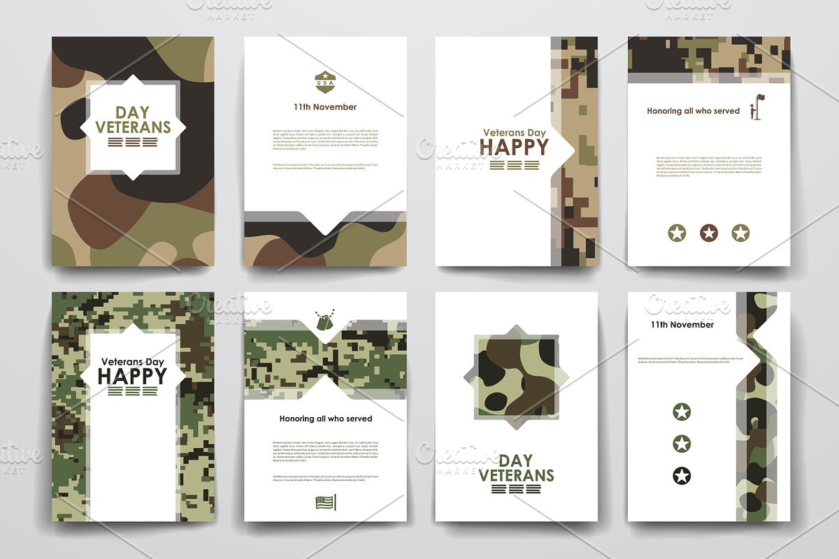 Veterans day. Brochure Templates, a Brochure Template by Palau