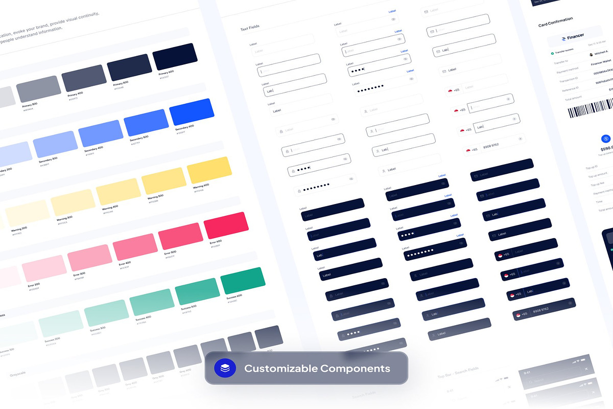 RocketPay - Finance Mobile App UI Ki, an UI Kit Template by Creative ...