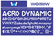 aero dynamic font