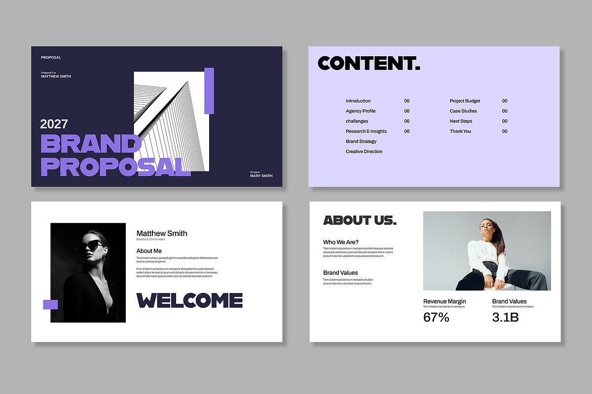 Brand Proposal Presentation Template