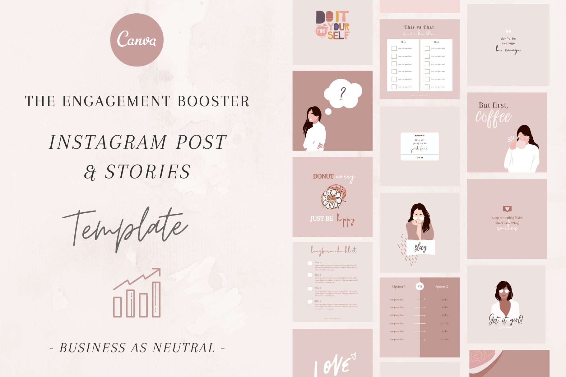 40 Instagram Post & Stories - CANVA, a Social Media Template by ...