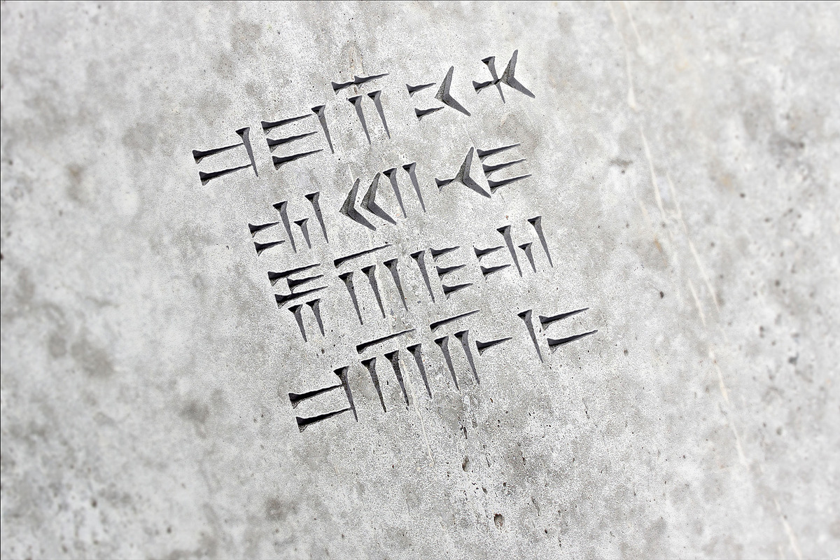 CUNEIFORM: An Ancient Typeface, a Symbol Font by Dene Studios ...