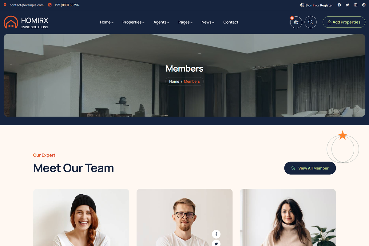 Real Estate WordPress Theme