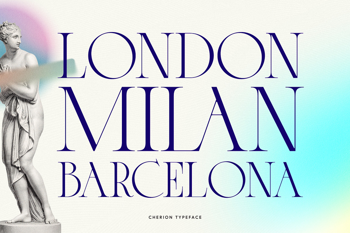 Cherion Typeface, a Serif Font by Ivan Rosenberg