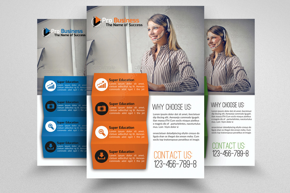 Management Consulting Business Flyer, a Flyer Template by Business Flyers