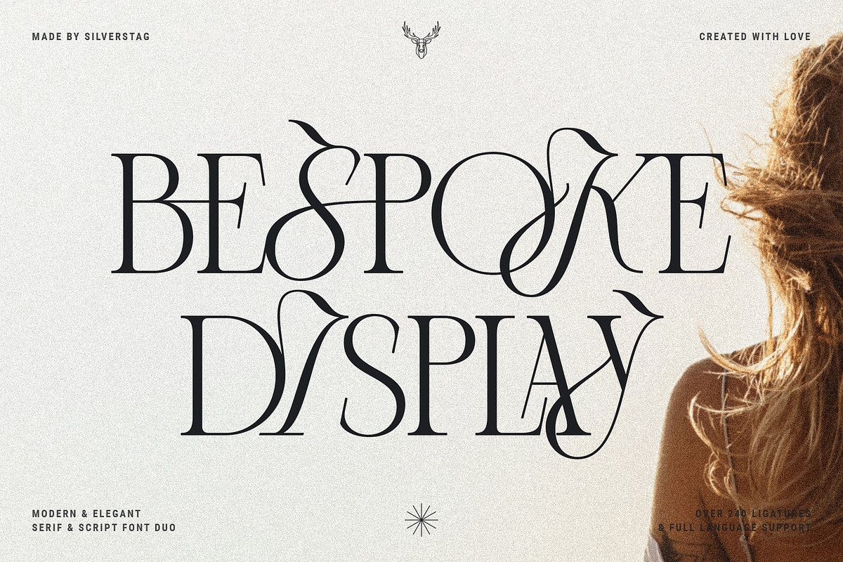 Bespoke Display - Serif & Script Duo, a Serif Font by SilverStag Type Foundry