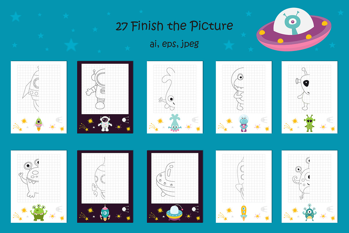 Space Adventure Activities for kids, an Education Illustration by ...