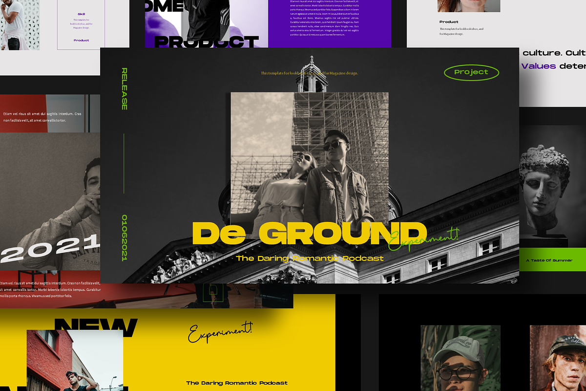 D Ground Powerpoint Template, a Presentation Template by Yo Slide