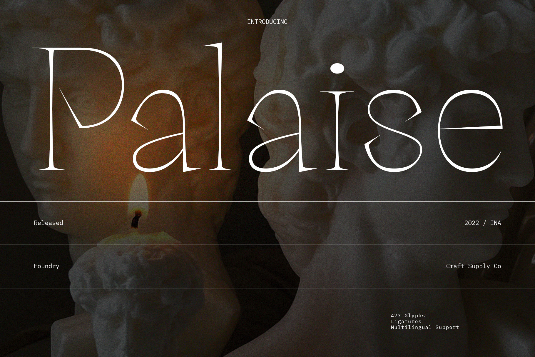 Palaise - Display Serif Typeface, a Serif Font by Craft Supply Co.