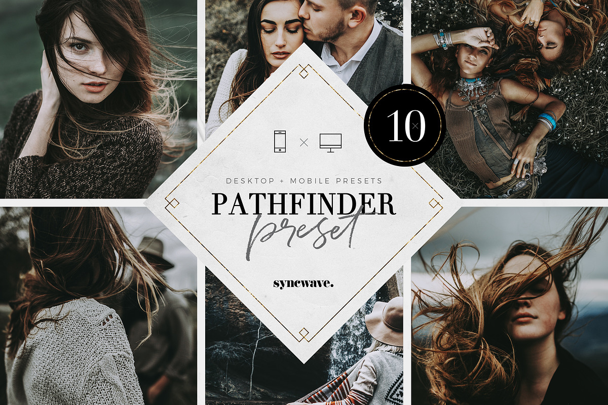 Pathfinder Lightroom Presets Bundle, an Action Add-On by SYNCWAVE | Creative Market