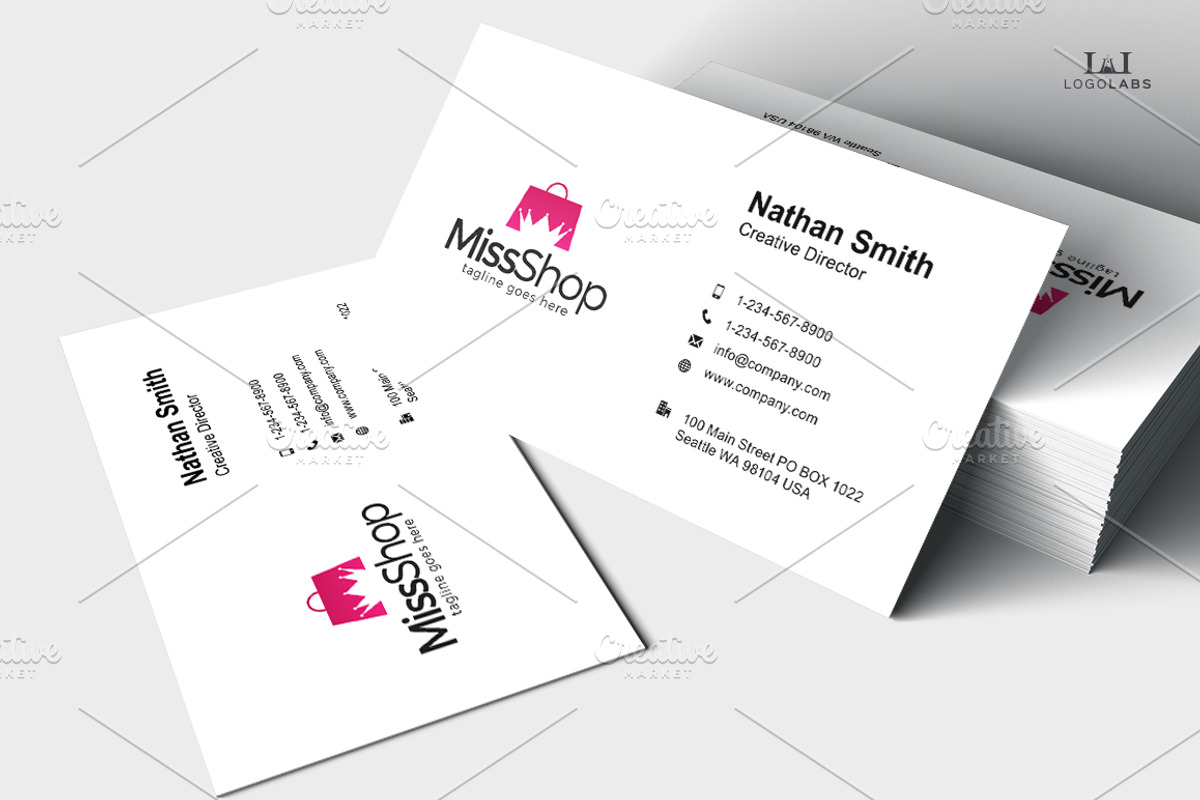 Miss Shop Logo, a Branding & Logo Template by LogoLabs