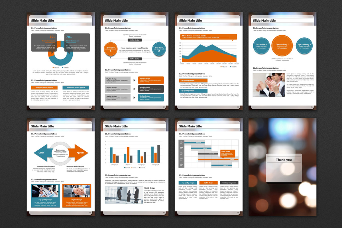 Light PPT Vertical Template, a Presentation Template by GoodPello