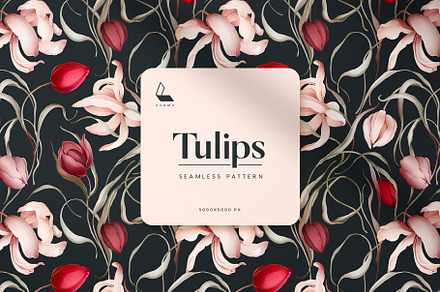 Flower Field Seamless Pattern | Creative Market