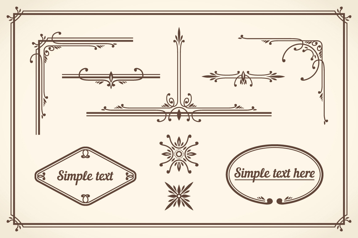 Design Elements Corners, an Object Graphic by DeepFuze