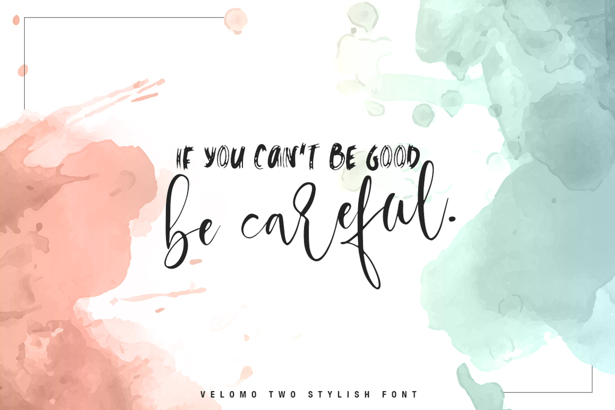 Velomo Font DUO, a Script Font by Besttypeco
