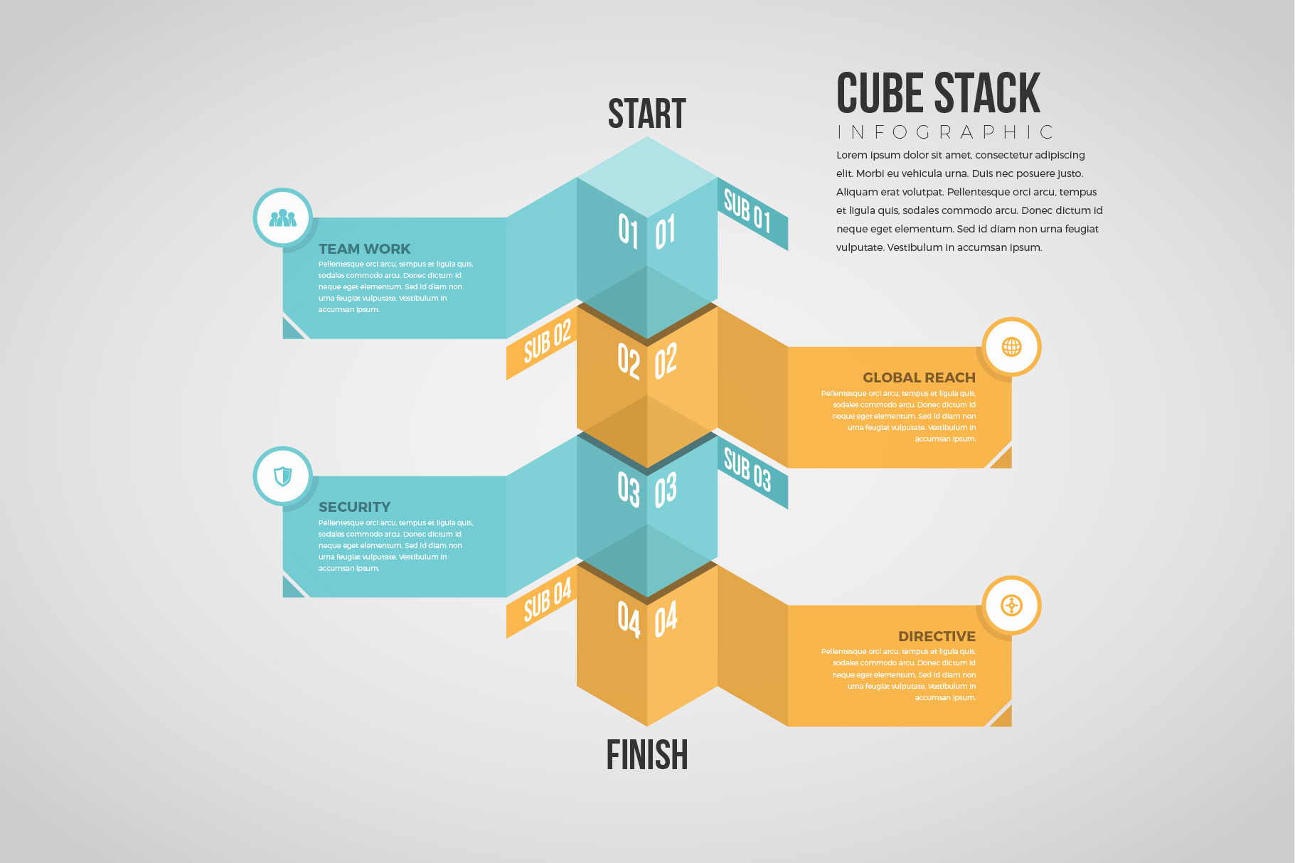 Cube Stack Infographic, a Templates & Theme by h.utomo