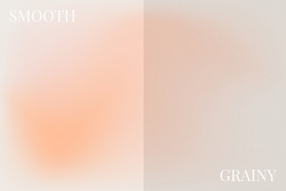 Peach Fuzz Gradient Backgrounds