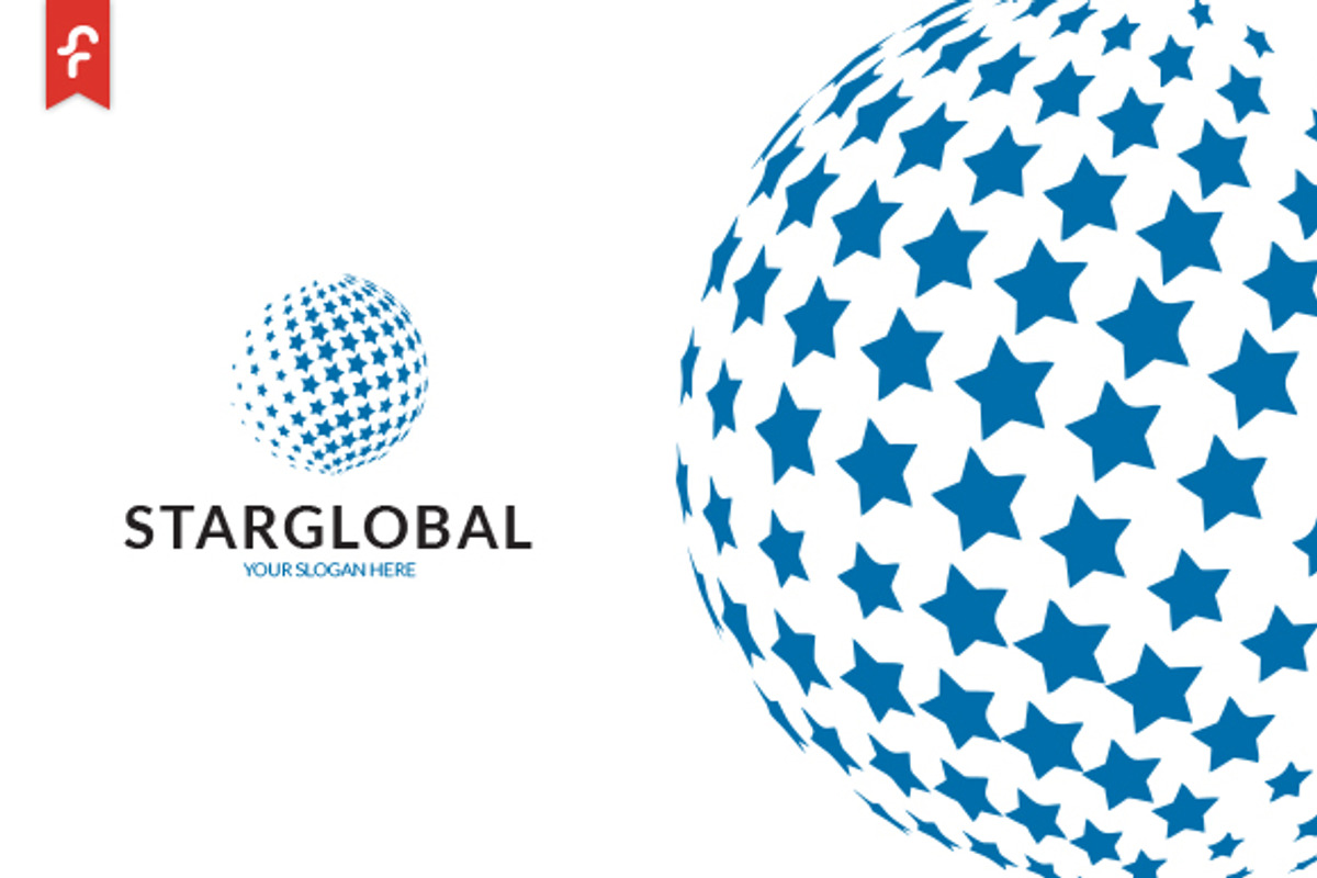 Star Global Logo, a Branding & Logo Template by ft.studio