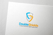 Double Shields Logo, a Branding & Logo Template by Slim Studio