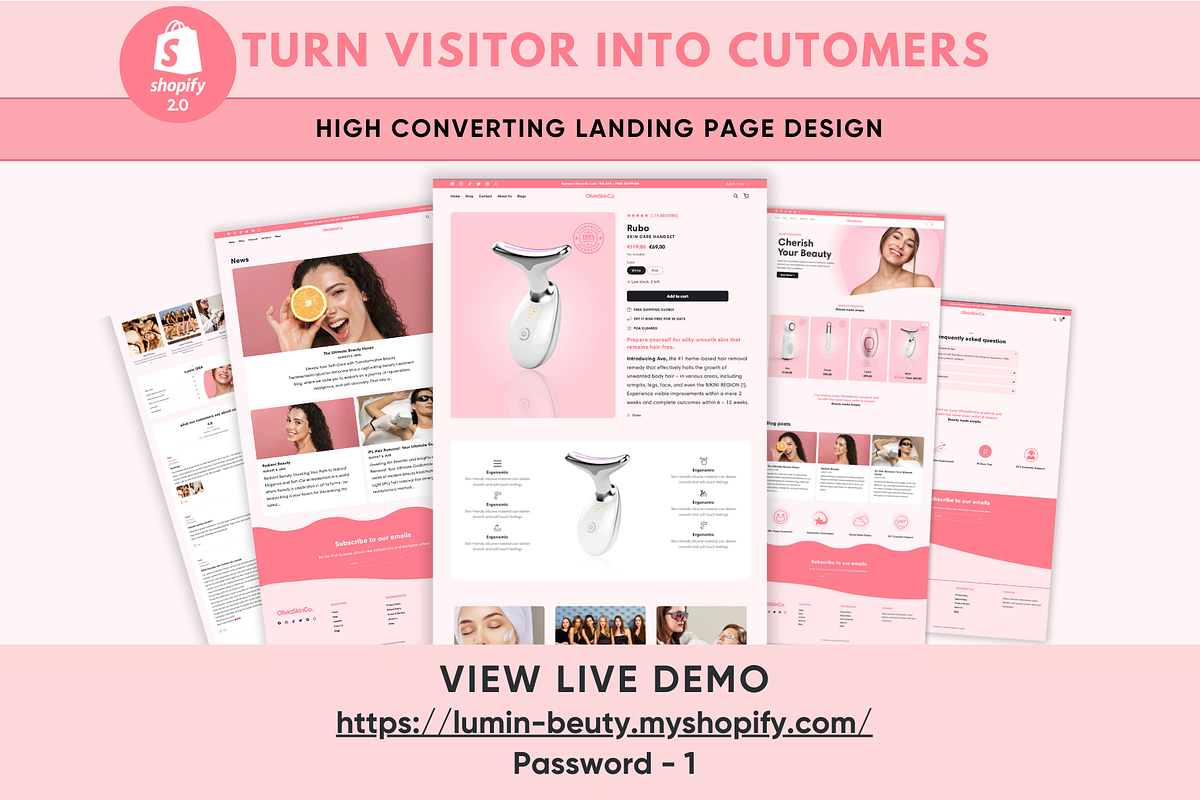 Beauty Shopify Theme, a Shopify Template by Lumin Lab